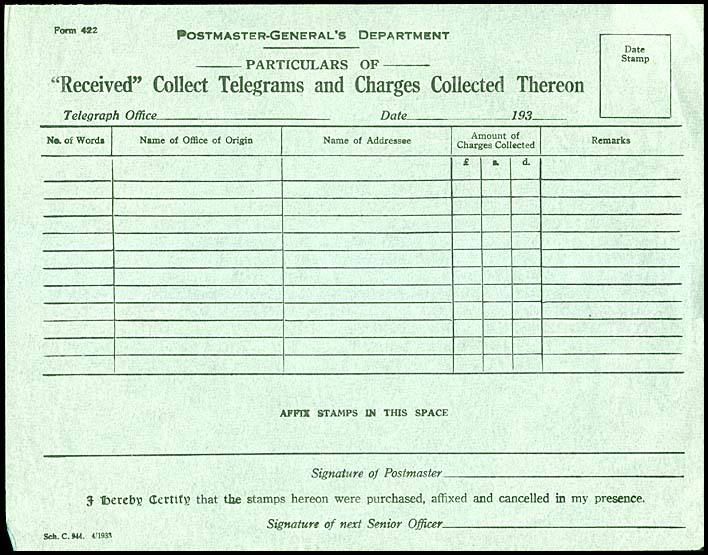 Collect telegrams