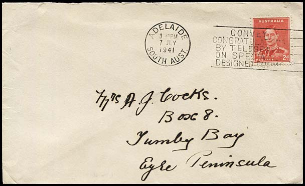 Adelaide - Convey Congratulations ...