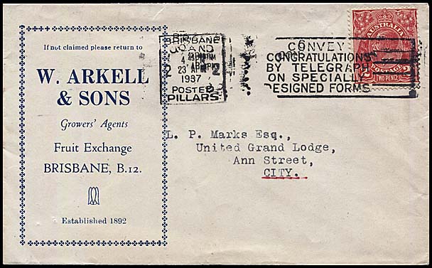 Brisbane - Convey Congratulations ...