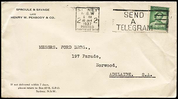 Sydney - Send a Telegram - Sydney