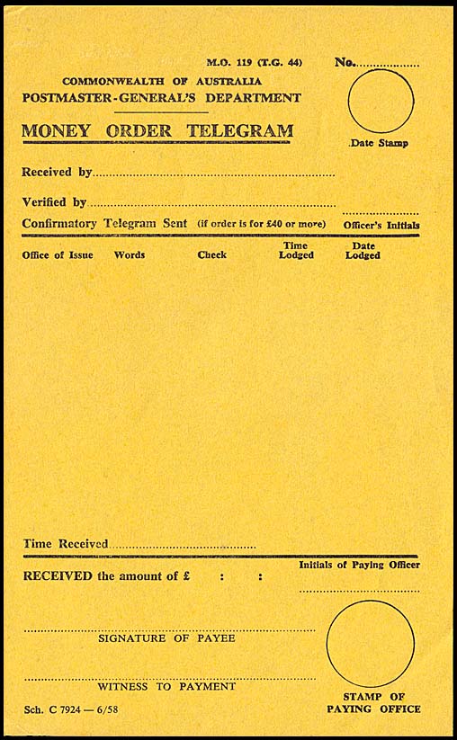 MO sending - order receipts