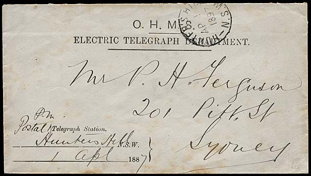 Overview of NSW Colonial delivery envelopes