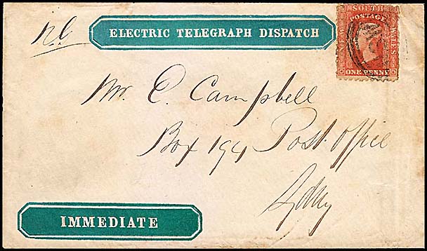 Overview of NSW Colonial delivery envelopes
