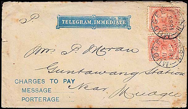 Overview of NSW Colonial delivery envelopes