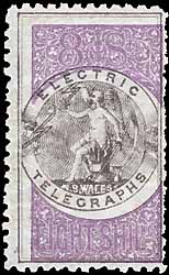 NSW Telegraph stamps - 1871