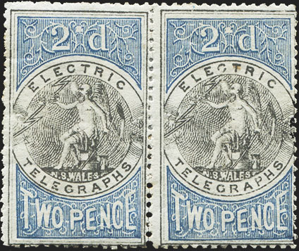 NSW Telegraph stamps - 1871