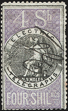 NSW Telegraph stamps - 1871