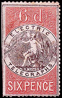 NSW Telegraph stamps - 1871