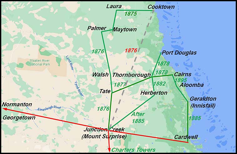 Qld - Cape York lines