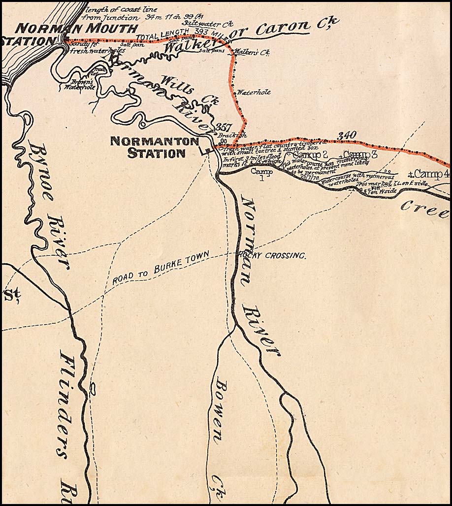 Qld Gulf line - maps