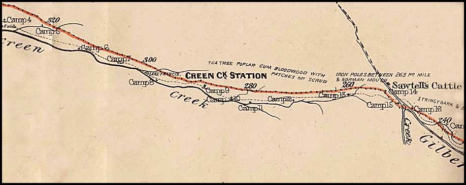 Qld Gulf line - maps
