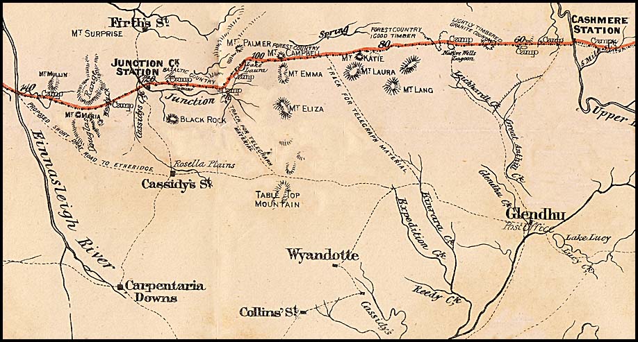 Qld Gulf line - maps