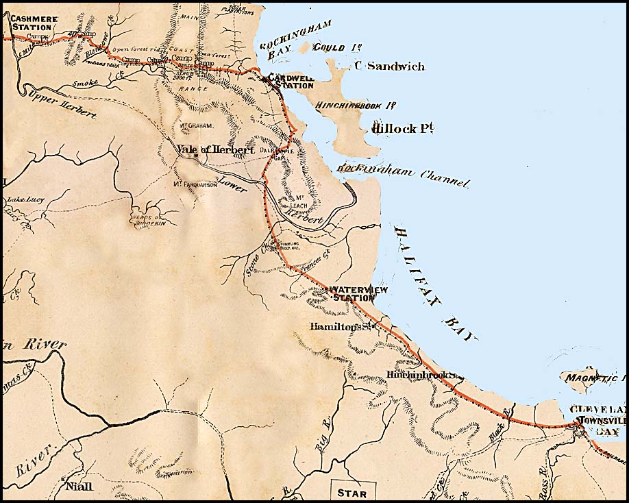 Qld Gulf line - maps