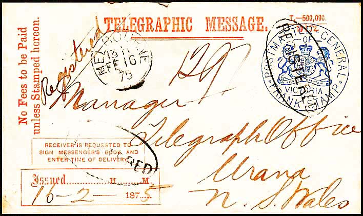 Victoria - Frank stamps