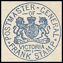 Victoria - Frank stamps