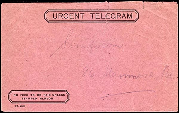 Overview of NSW Colonial delivery envelopes